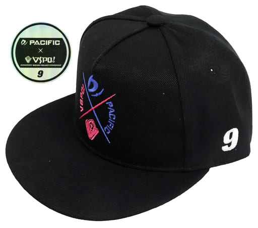 Logo original cap black "PACIFIC × virtual YouTuber Buisupo! RACING ...