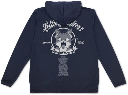 Outerwear Logo mark Thin Dry Hoodie Navy, L size "Little Busters ...