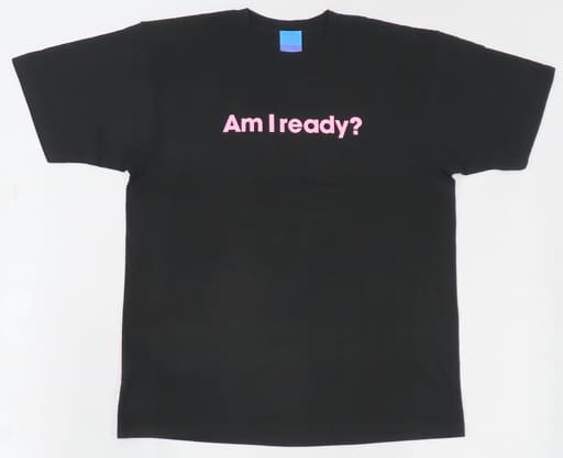 Nichiu Mukozaka 46 Am I Ready? Logo T-Shirt Black XL Size "Am I Ready ...