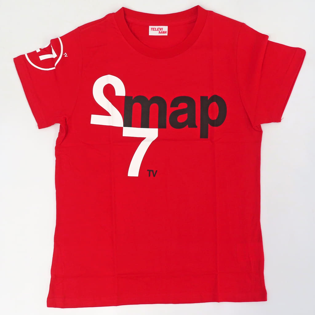 Tシャツ SMAP Tシャツ レッド XSサイズ 「武器はテレビ。 SMAP×FNS 27時間テレビ SMAPノンストップLIVE ...