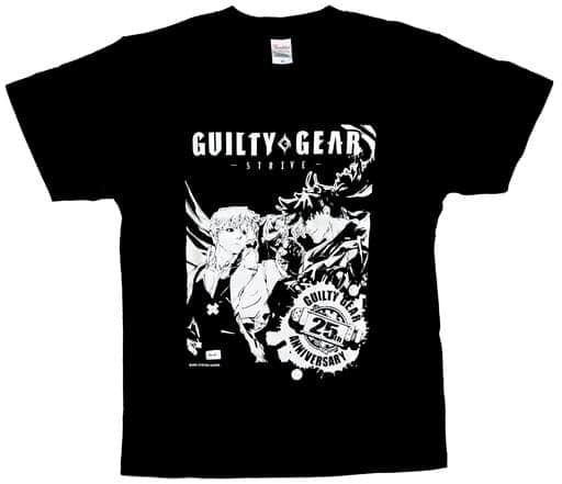 [Single Item] GGST Guiltygear 25th anniversary original T-shirt black ...