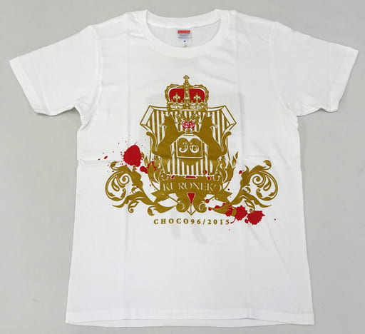 96 Cat Choco Kuro' 15 15 original T-shirt white M size "96 Neko LIVE ...