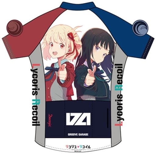 Senzoku & Taki cycle jersey full color XXL size "spider lily Recoil ...