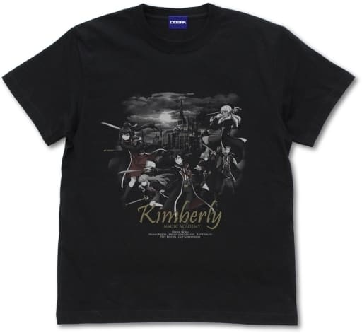 T-shirt Image Design T-Shirt Black S Size "Seven Magic Swords Rule ...