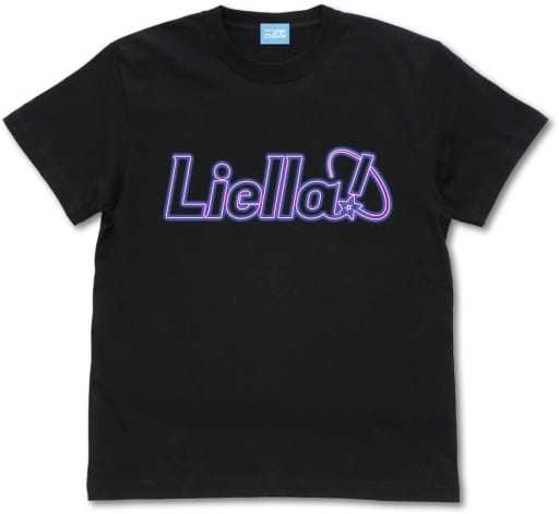 T-shirt Liella! Neon Sign Logo T-Shirt Black L Size "Love Live ...