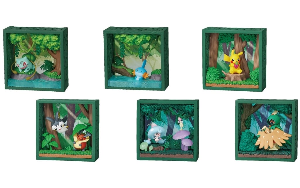 [Box] Pocket Monsters Pokémon Frame Dark Green Forest | Toy Hobby ...