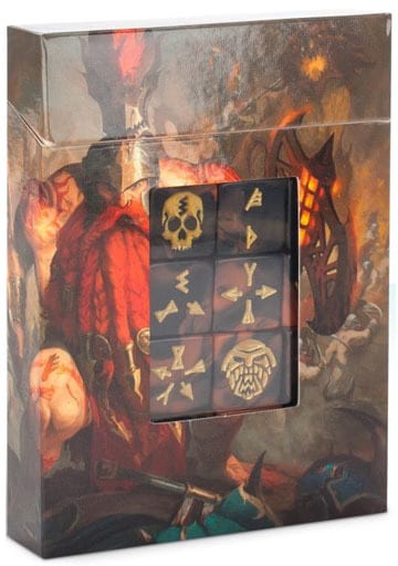 Miniature game Fire Layer Dice "Warhammer Age of Sigmar" (Fyreslayers ...