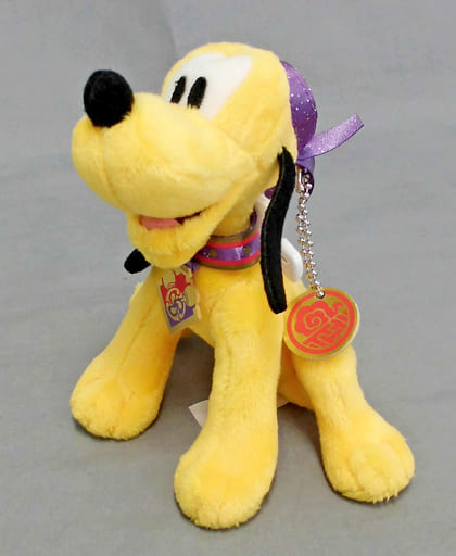 Pluto (Guryo Gunmai) Plush toy badge "Disney Summer Festival 2014 ...