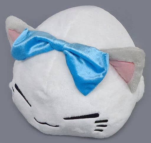 White Nemu Nekodeka Ribbon BIG Plush toy "Nemu Neko" | Toy Hobby ...