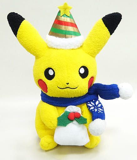 Pikachu (Christmas 2013) Plush toy 「 Pocket Monsters 」 Pokemon Center ...