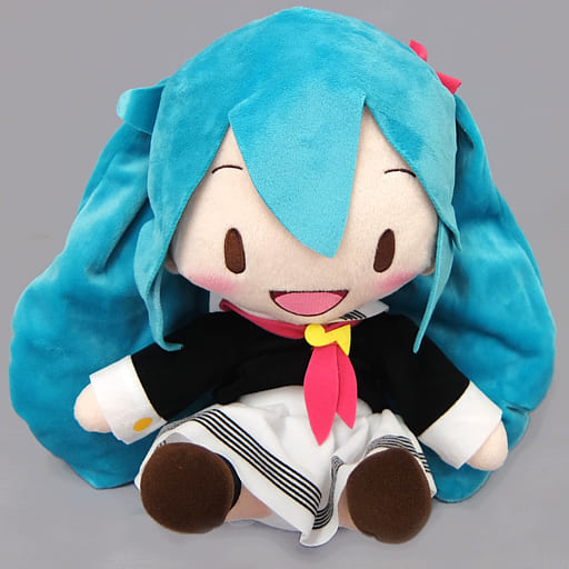 Hatsune Miku Mega Jumbo Fluffy Plush toy "Hatsune Miku" Uniform Ver ...