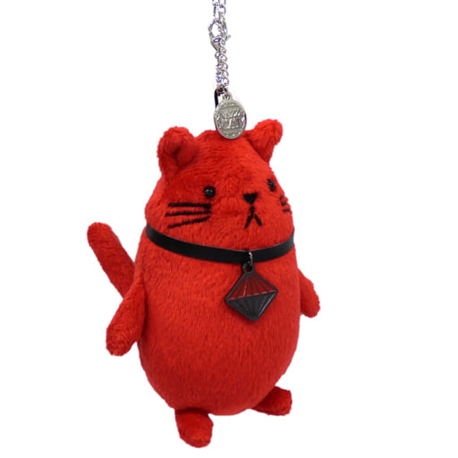 VAZZCAT (C : Ruby / one sha) Plush toy key holder "VAZZROCK Tsukuno ...