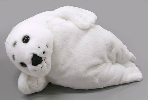 Plush toy Seal (white) Seal's one day Plush toy (M) "Underwater walk ...