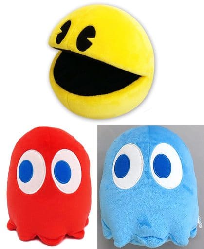 Plush toy Set of 3 Beanbags Plush toy "PAC-MAN" | Toy Hobby | Suruga-ya.com