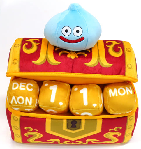Slime and Treasure Chest Plush toy Perpetual Calendar "DRAGON QUEST ...