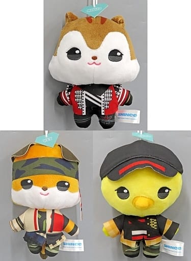3-Type Set ANIMAL COORDY Mini Plush toy (EX) "SHINee" | Toy Hobby ...