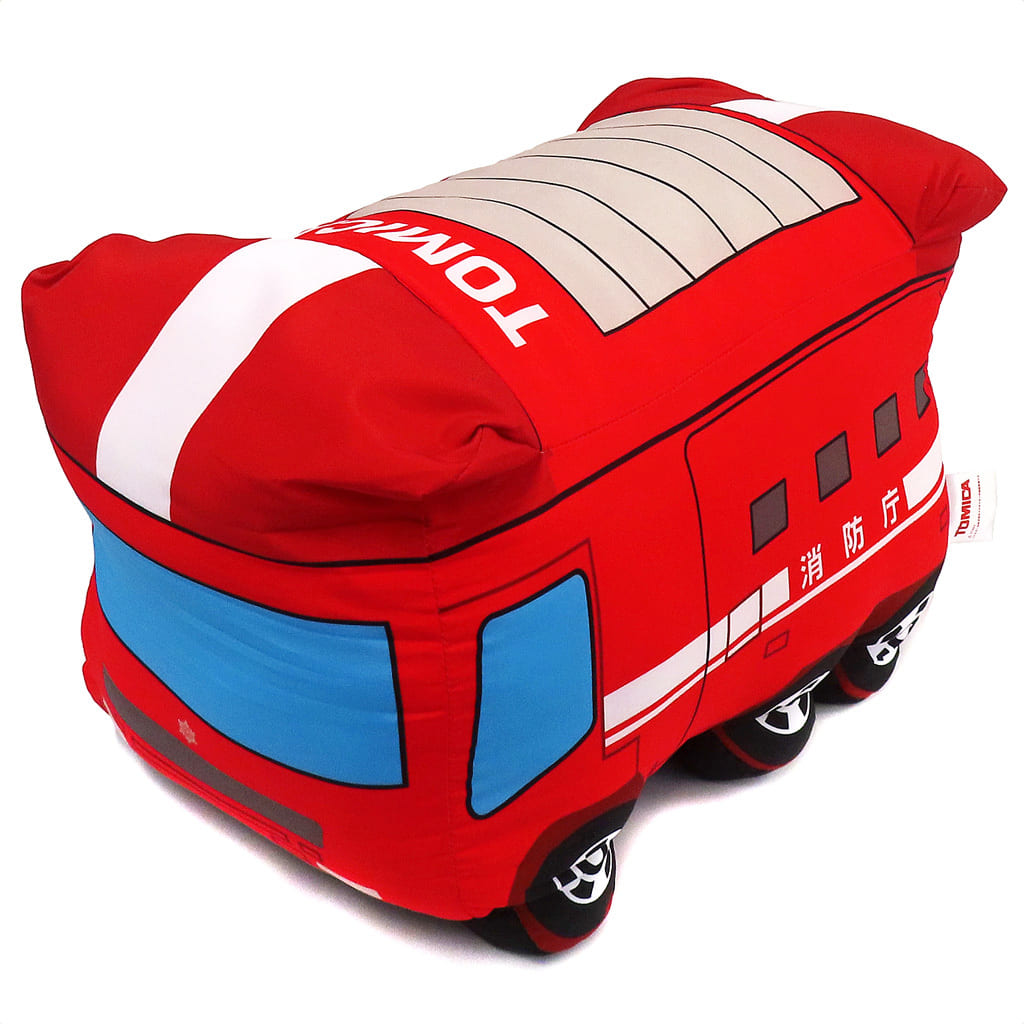 Tomica extra-large Plush toy fire engines and bulldozers | Toy Hobby ...