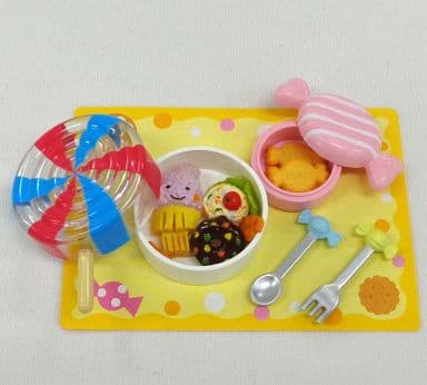 Food toy trading figure 7. Funny? Snack bento box "Puchi Sample Series ...