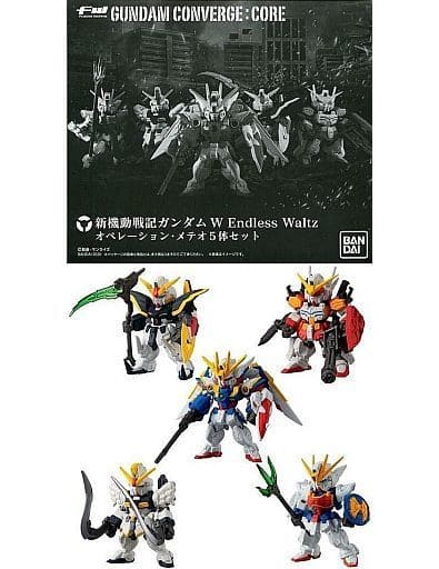 FW GUNDAM CONVERGE : CORE Mobile Suit GUNDAM WING Endless Waltz Operation Meteor 5-piece set ...