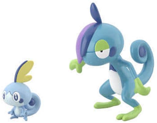 Food toy trading figure 3. Sobble & Drizzile "Pokemon Scale World Galal ...