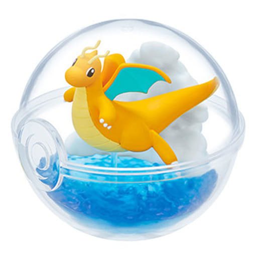 Food toy trading figure 4) Dragonite "Pocket Monsters TerrArium ...