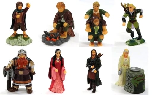 8 Types Set "Kinder Surprise THE LORD OF THE RINGS" | Goods ...