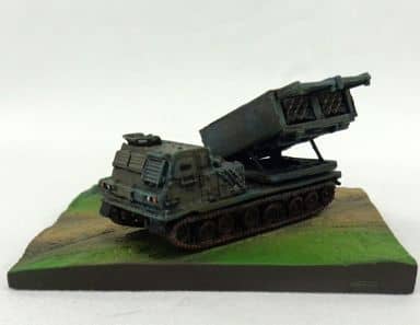 Food toy car MLRS field special equipment "1/144 Ground Self-Defense ...