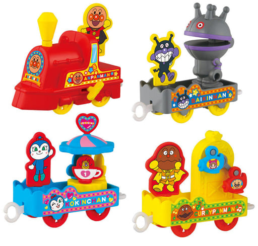 Food toy Set of 4 Types 「 Anpanman Town Parade Train 」 | Goods ...
