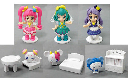 All 6 Types Set 「 Star Twinkle Kisogawa Bridge Precure Puri-kyu and ...