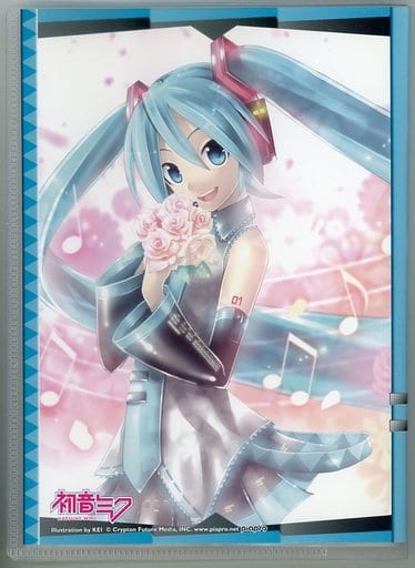 Hatsune Miku Clear Card Storage File with Gum Ion Limited Edition ...