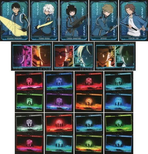 Toy goods "WORLD TRIGGER Mini Art Sheet Collection" set of 16 items ...