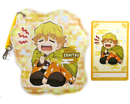 Toy goods Zenitsu Agatsuma' Card Case for Demon Slayer: Kimetsu no ...