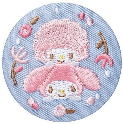 My Melody & Piano-chan "Sanrio Character Cheater's Embroidered metal ...