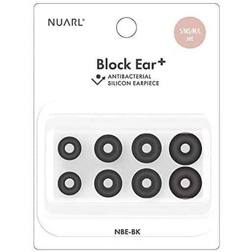 Headphone NUARL Antibacterial Silicon Earpiece Block Ear + S / MS / M ...