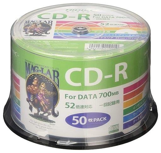 CD-R 700 mb 52 x 50 Pack for Magnetic Laboratories Data [HDCR80GP50 ...