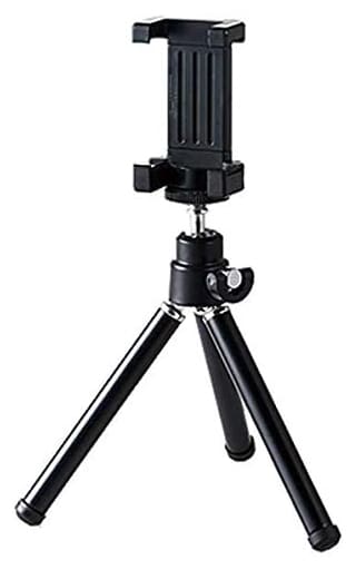 Elecom Compact Tripod for Smartphone 2-Step Extendable Type (Black) [P ...