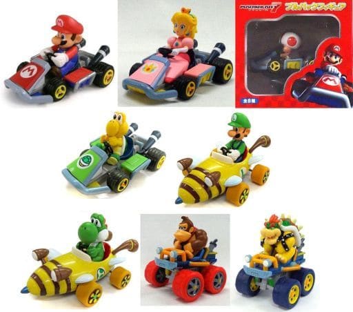 Minicar 8-type set "Mario Kart 7" pull back figure | Toy Hobby | Suruga ...