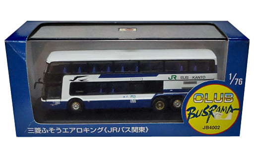 1/76 Mitsubishi Fuso Aero King JR Bus Kanto (White x Blue) "CLUB ...