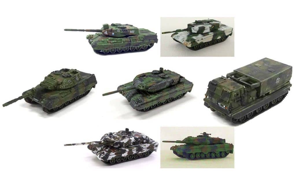 7-Kind Set 1/144 "Micro Armor 13th Leopard" | Toy Hobby | Suruga-ya.com