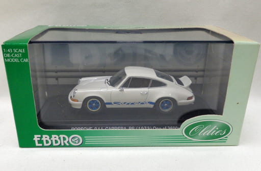 1/43 Porsche 911 RS 1973 (White x Blue) "Oldies" [43264] | Toy Hobby ...