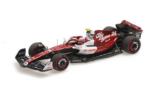 1/43 Alpha Romeo F1 Team Oren C42 Chou Gwan-woo Bahrain GP 2022 ...