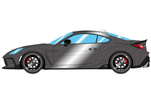 1/43 TOM'S GR86 Wide Body 2022 (Magnetite gray metallic) [EM725E] | Toy ...