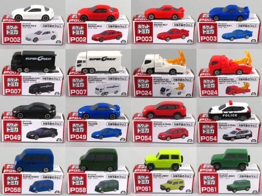 16-Type Set "CHORO Q Pocket Tomica Vol. 16" | Toy Hobby | Suruga-ya.com