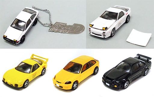 Minicar 5-Type Set "SR INITIAL D Real Model Collection Project D ...