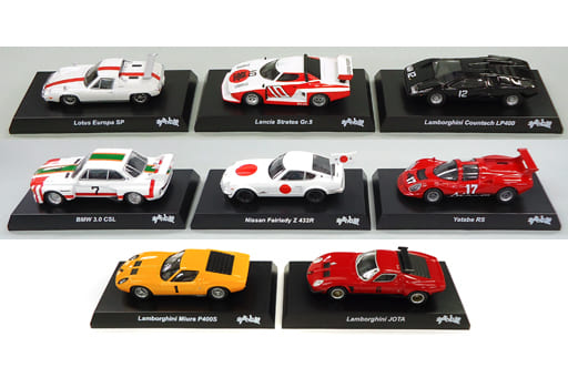 All 8 Types Set 1/64 「 Circuit Wolf Mini Car Collection 」 Circle K Sunx ...