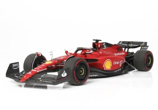 1/18 Ferrari F1-75 G.P BAHRAIN 2022 Winner C.Leclerc -Styrofoam Base ...