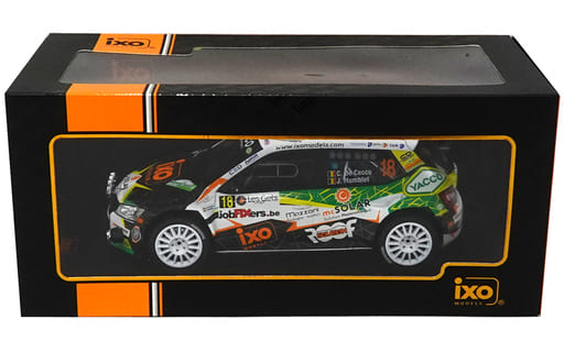 1/18 SKODA FABIA R5 EVO Rally Condroz 2019 YACCO #18 (Black x White x ...