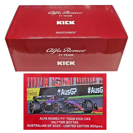 1/18 Alpha Romeo F1 team stake C43 Bartelli Bottas 2023 [117230177 ...