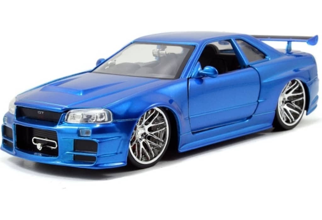 1/24 Nissan Skyline GT-R (R34) Brian (Blue) "Wild Speed" [JADA97173 ...