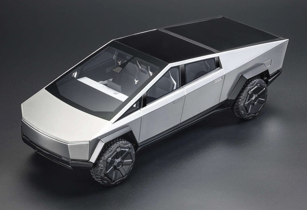 1/18 Tesla Cybertrack (Silver) [TOP138A] | Toy Hobby | Suruga-ya.com